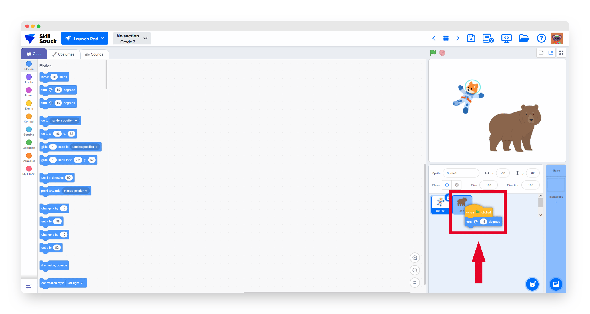 How to Move Block Code from One Sprite to Another in Blocks Pro